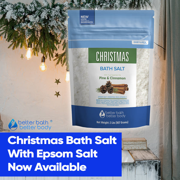 Christmas Bath Salt With Epsom Salt Now Available – Better Bath Better Body