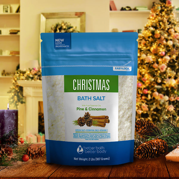 Christmas Bath Salt - Pine Essential Oil For Bath – Better Bath Better Body