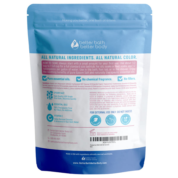 Postpartum Sitz Bath Soak - Buy Online Now – Better Bath Better Body