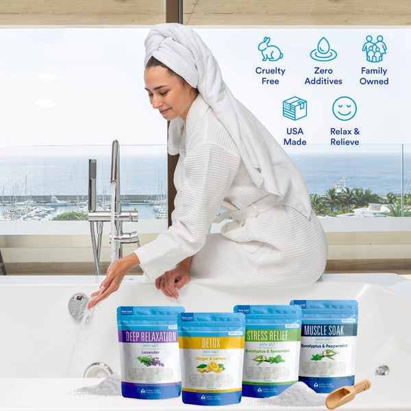 4-Pack Bath Salts Sampler – Better Bath Better Body