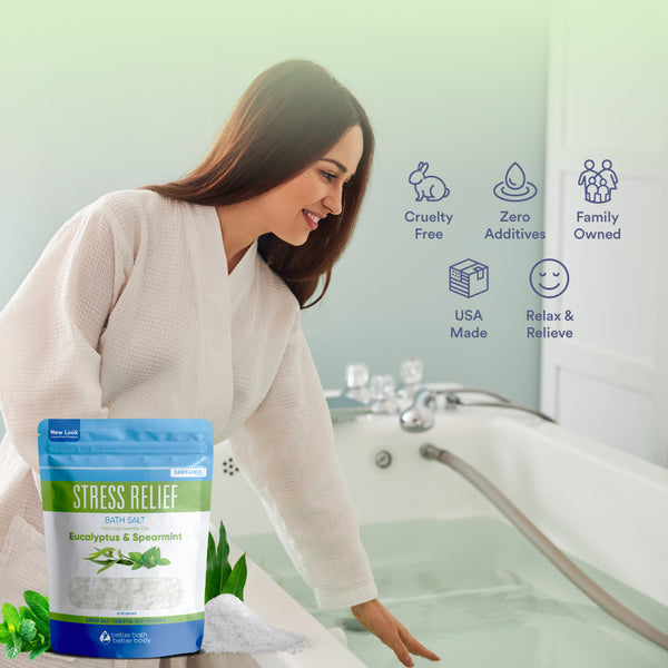Stress Relief Epsom Salt Bath Soak - Buy Online – Better Bath Better Body