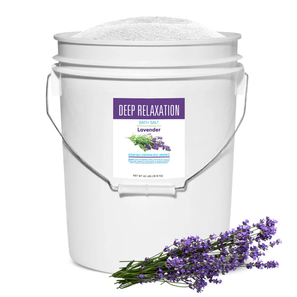Deep Relaxation Bath Soak - Bulk Bucket (40 LBS) – Better Bath Better Body