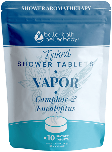 Vapor Shower Tablets with Pure Camphor Essential Oil – Better Bath ...